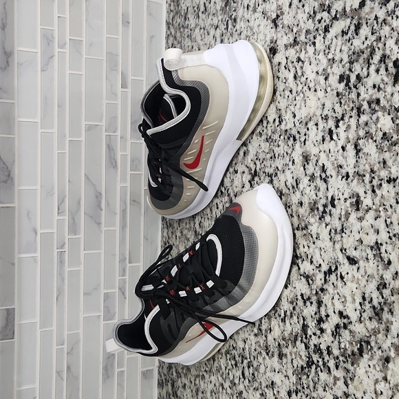 Nike | Shoes | Black Sport Red Platinum Nike Air Max Axis Running Shoes ...